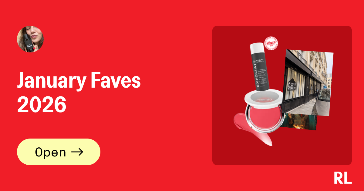 January Faves 2026 | perfumerism | Rec League